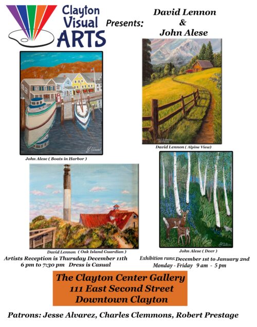 Call for Artists | Clayton Visual Arts | Bringing Art To Clayton, NC